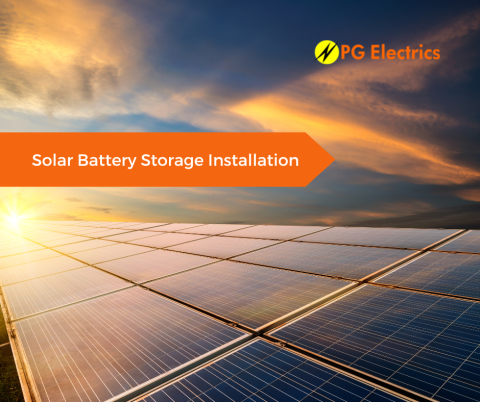 Solar Battery Storage Installation | PG Electrics